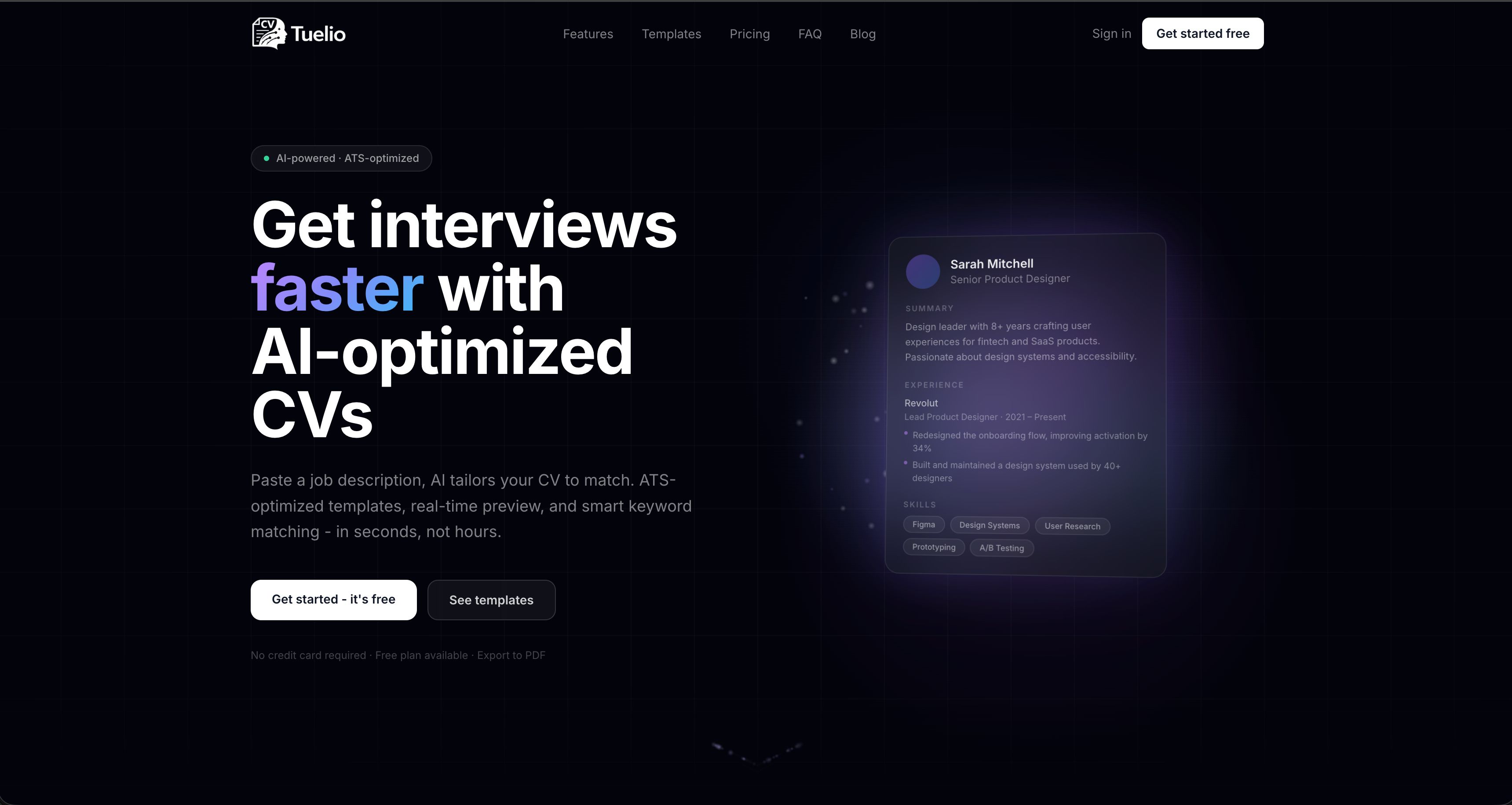 Best AI Resume Builders in 2026 (Honest Comparison) — Tuelio Blog | Tuelio